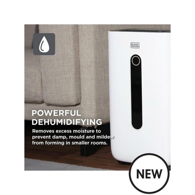 Black And Decker 20l Portable Dehumidifier Selectric