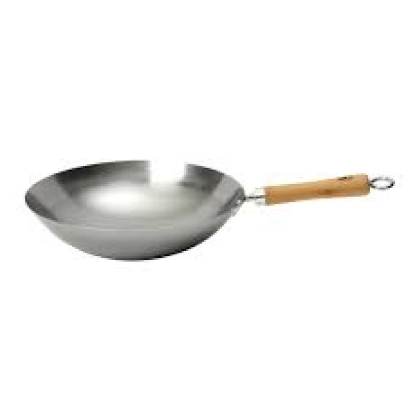 Wok & Roll 13"/33cm Carbon Steel Authentic Round Bottom Wok | Selectric