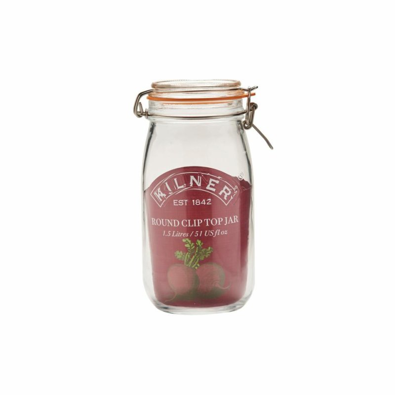 Kilner Clip Jar Round 1L | Selectric