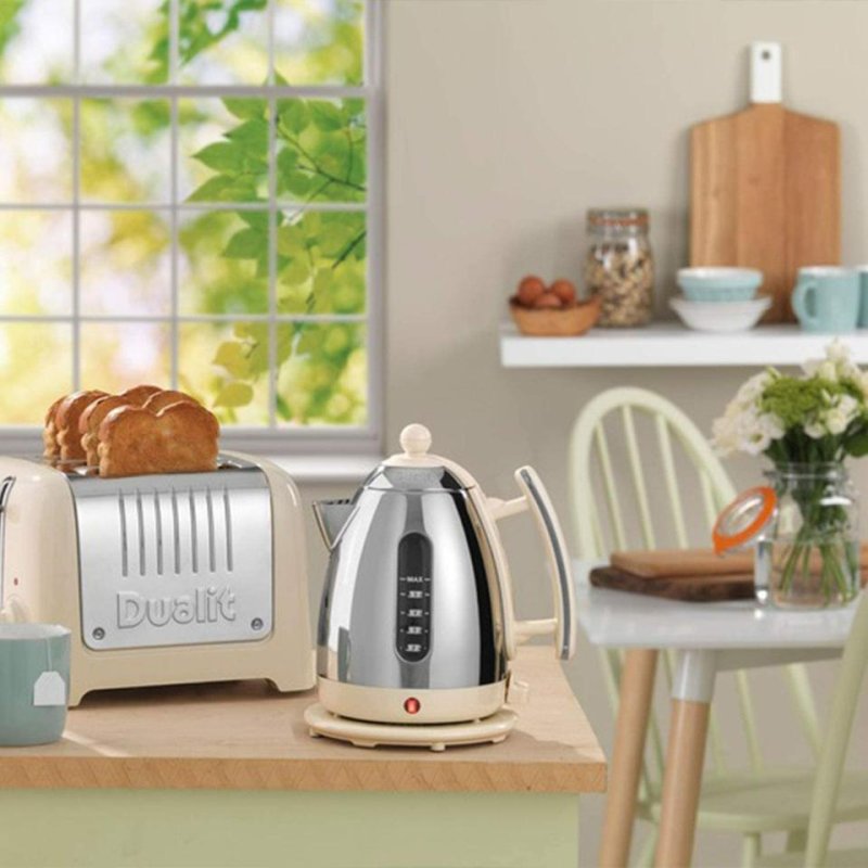 Dualit 1.5L Jug Kettle Cream Trim | Selectric