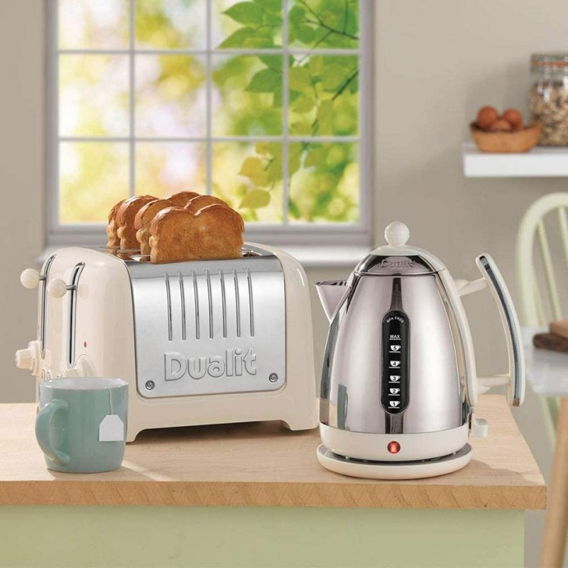 Dualit 1.5L Jug Kettle Canvas White | Selectric