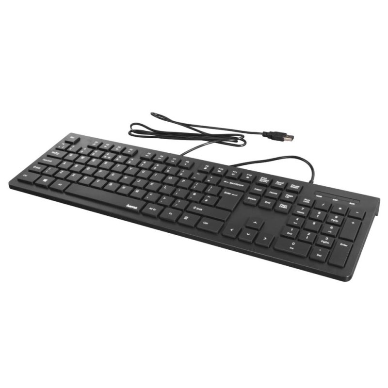 Hama KC-200 Wired Keyboard Black | Selectric
