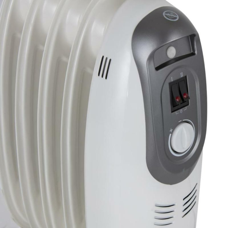 Black & Decker 600w Oil Filled Radiator White | Selectric