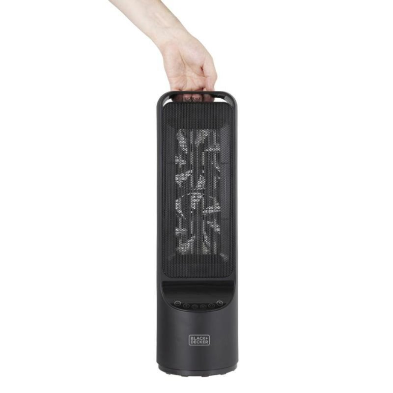 Black & Decker 2KW Low Noise Ceramic Tower Fan Heater with Timer ...