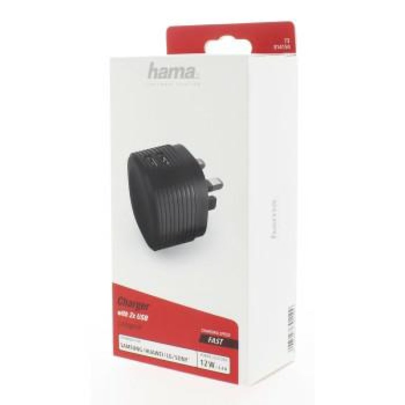Hama Dual USB Charger, 2.4A | Selectric