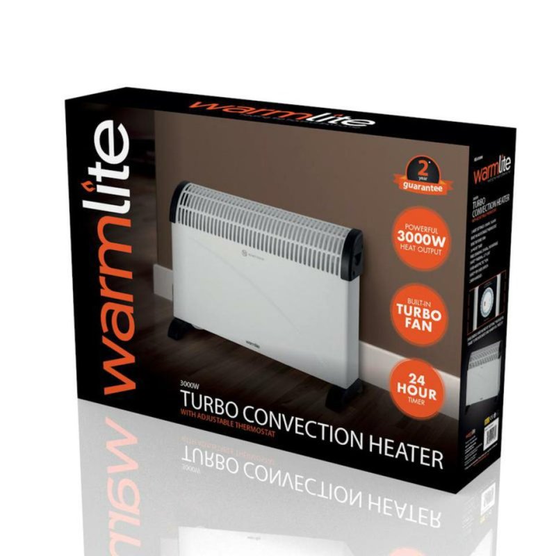 Warmlite 3kw Turbo Convector Heater with Fan | Selectric
