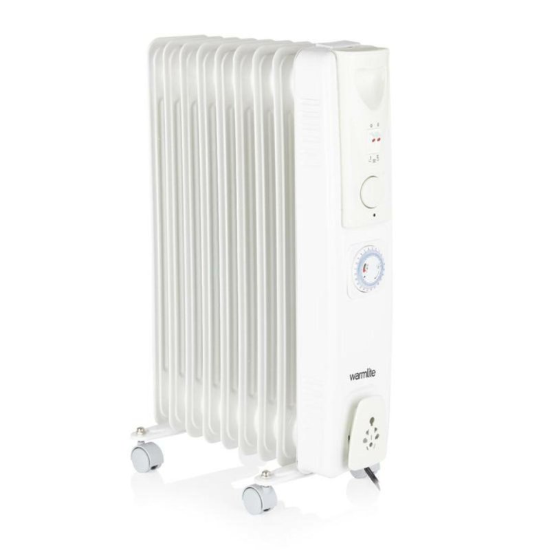 Warmlite 2kw Oil Filled Radiator with Timer | Selectric