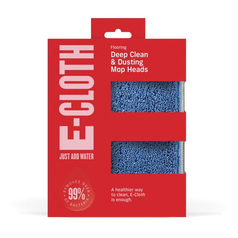 e-cloth Dry & Damp Mop Head Twin Pack | Selectric