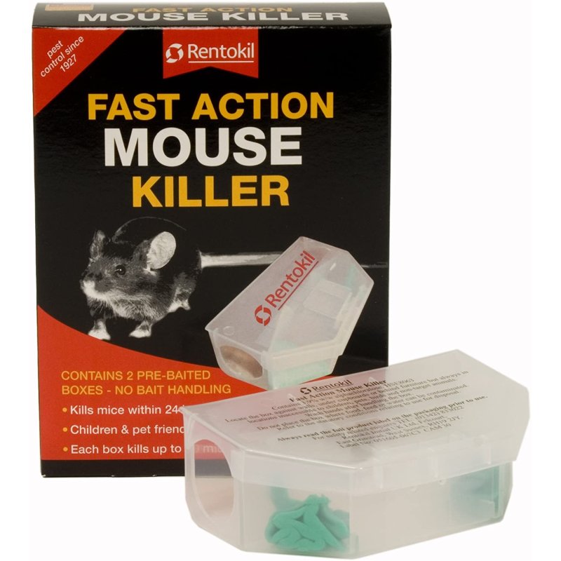 Rentokil Fast Action Mouse Killer Qty2 | Selectric