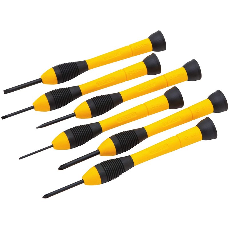 Stanley Precision Instrument Screwdriver Set of 6 | Selectric