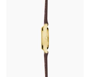 Sekonda Evans Ladies Watch Gold Alloy Case & Brown Leather Strap with ...