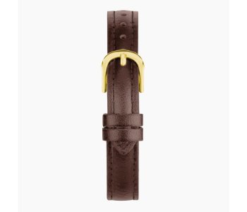 Sekonda Evans Ladies Watch Gold Alloy Case & Brown Leather Strap with ...